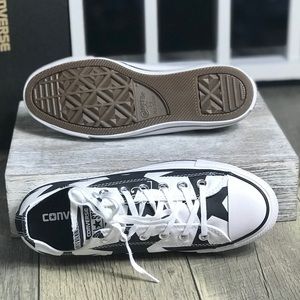 Converse | Shoes | Converse Advulc Big Star Print Bw W Authentic | Poshmark